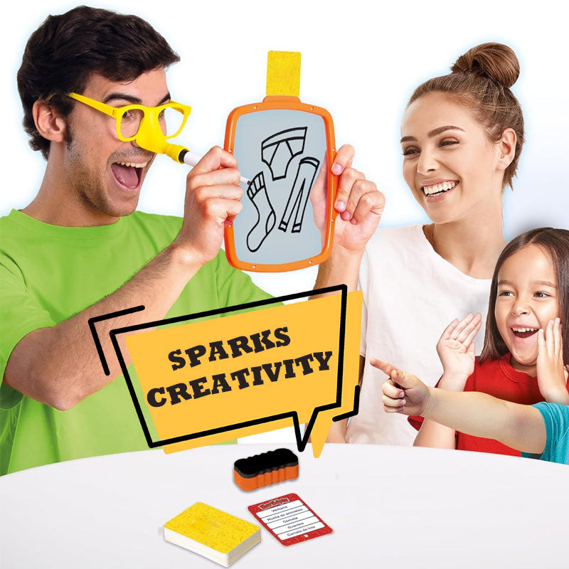 Pencil Nose Family Drawing Game – michaer